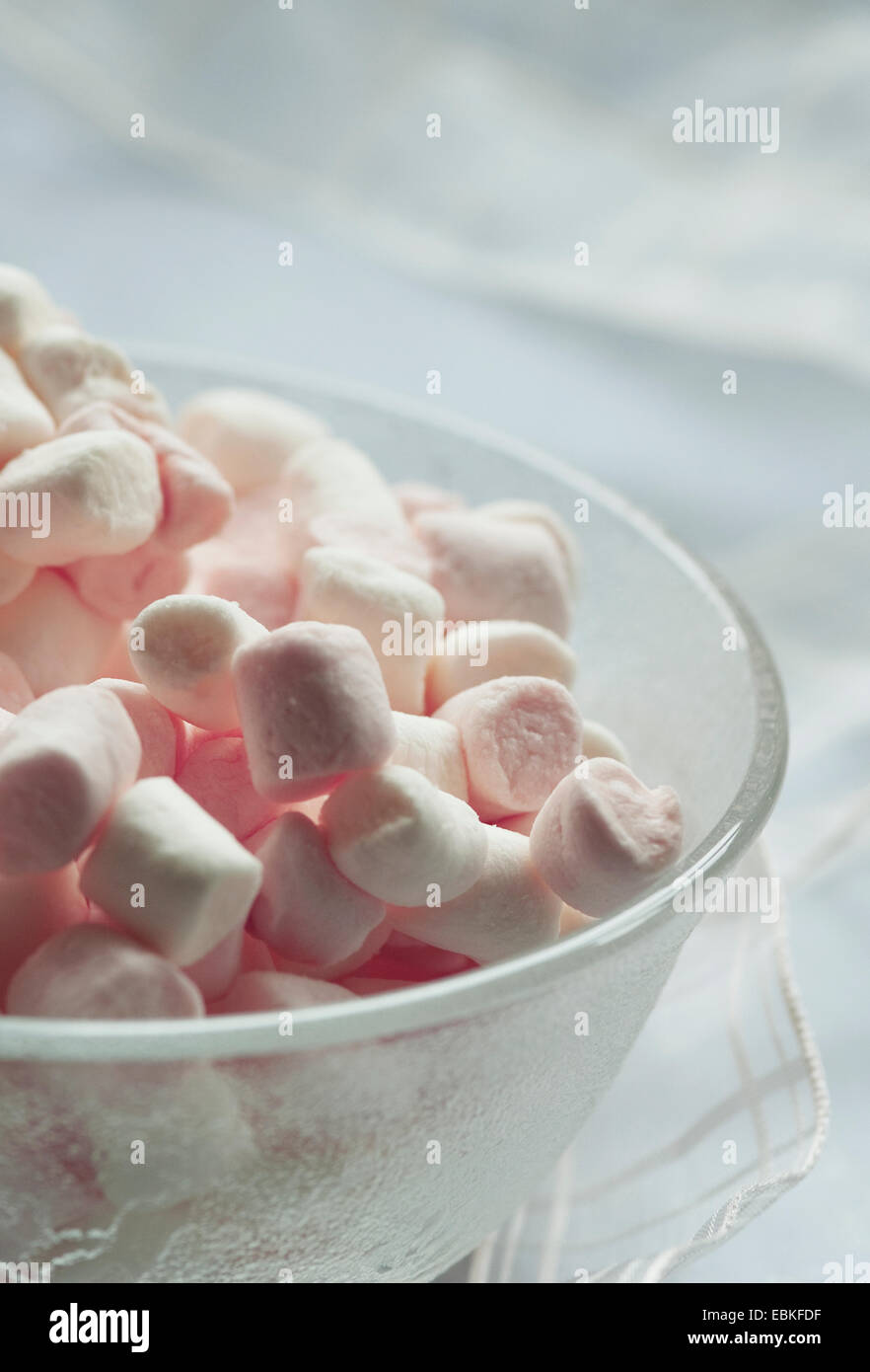 Still life food image of Marshmallows against a light background Stock ...