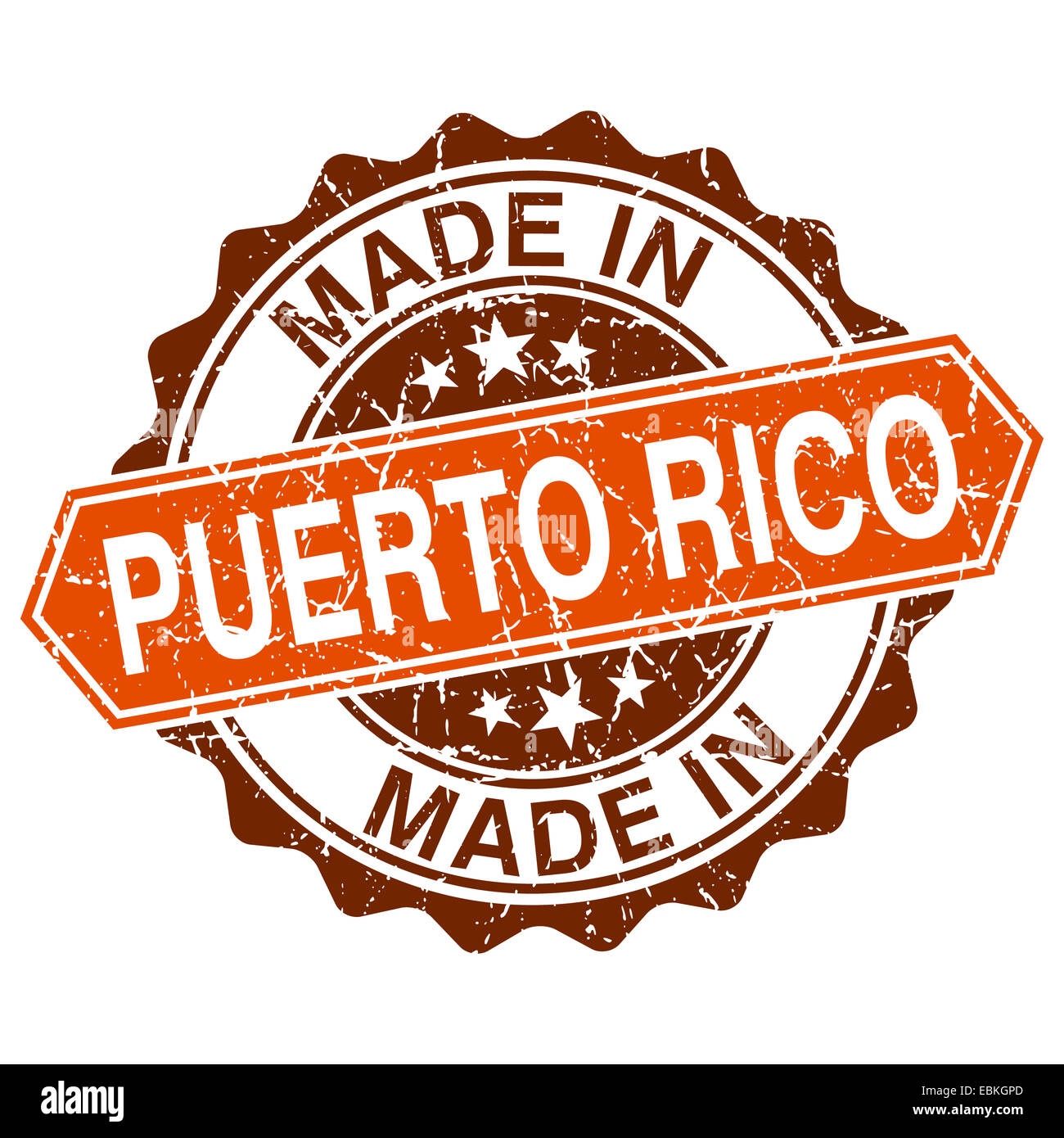 made in Puerto Rico vintage stamp isolated on white background Stock ...