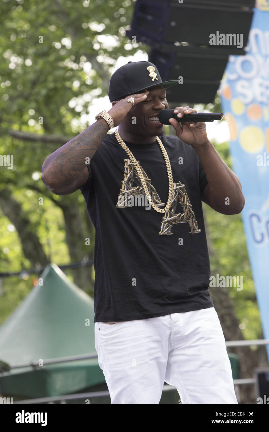 50 Cent performs live on Good Morning America to promote 'Animal ...