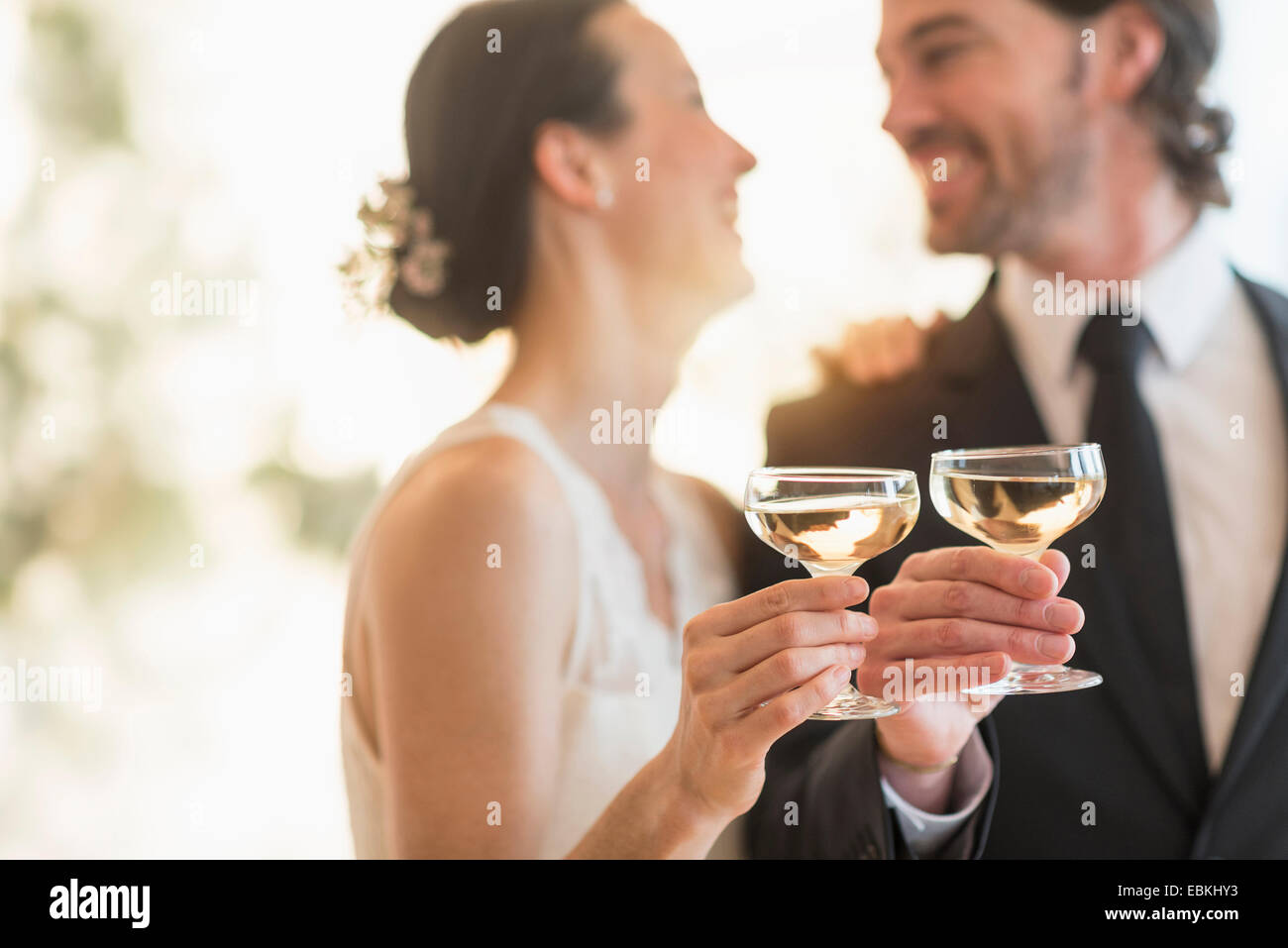 Toasting with champagne hi-res stock photography and images - Alamy