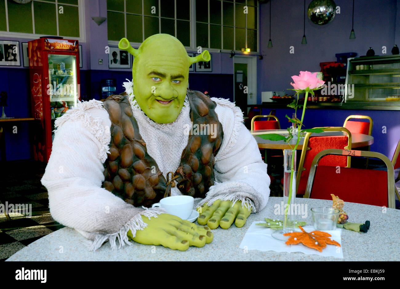 EXCLUSIVE - Musical-actor Frank Winkels posing after being masked as ...