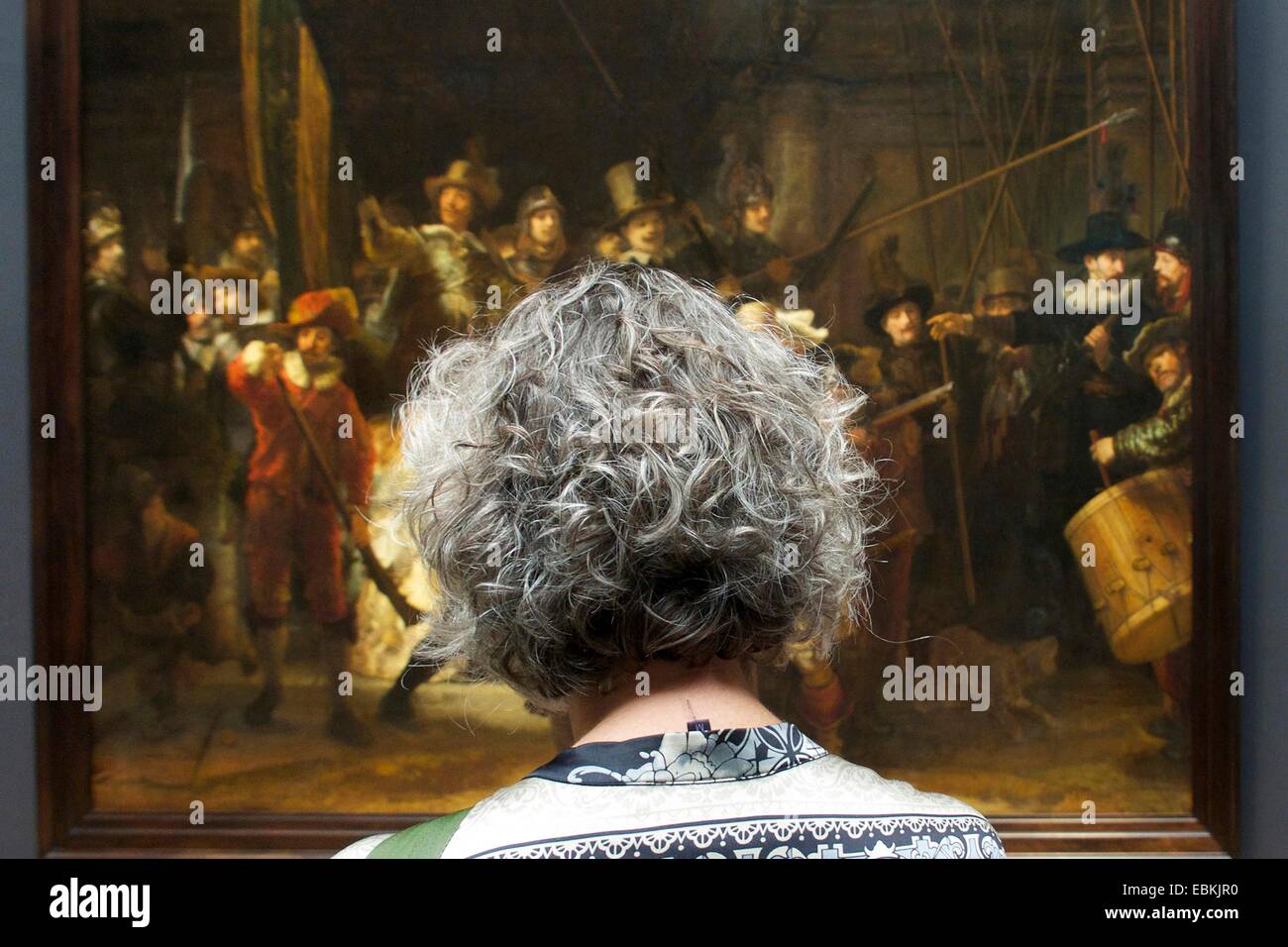 Night Watch of Rembrandt at the Rijksmuseum, Amsterdam, Netherlands ...