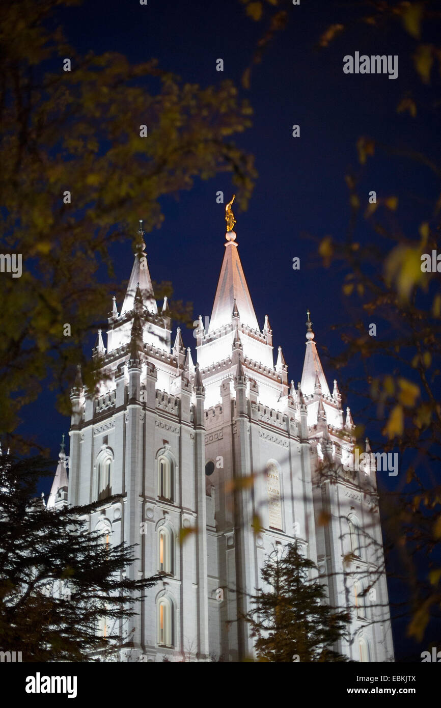 Salt Lake City, Utah - The Salt Lake Temple of the Church of Jesus ...