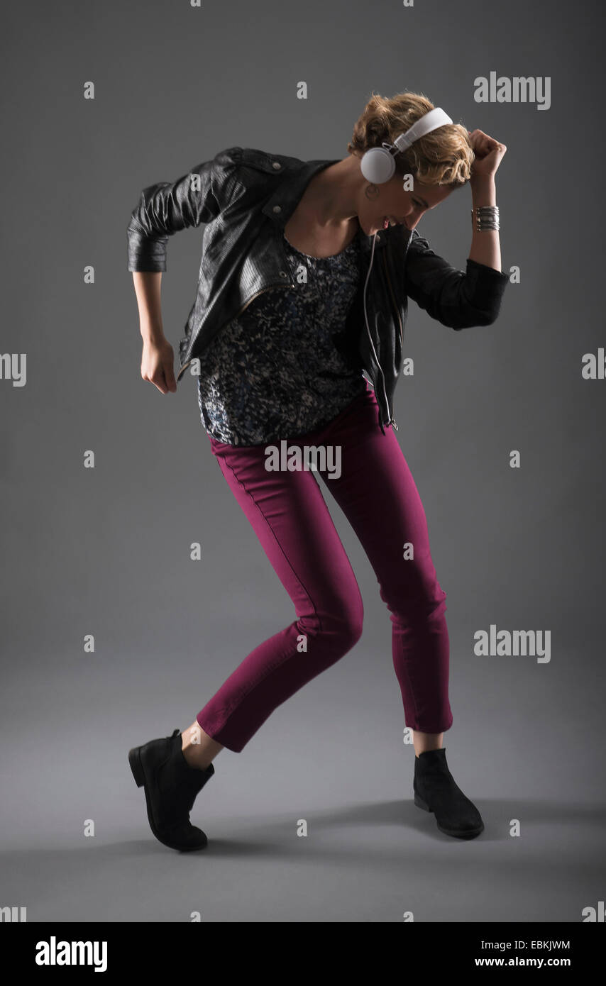 Old woman dancing hi-res stock photography and images - Alamy