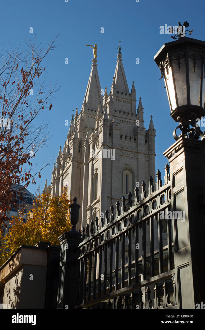 Salt Lake City, Utah - The Salt Lake Temple of the Church of Jesus ...