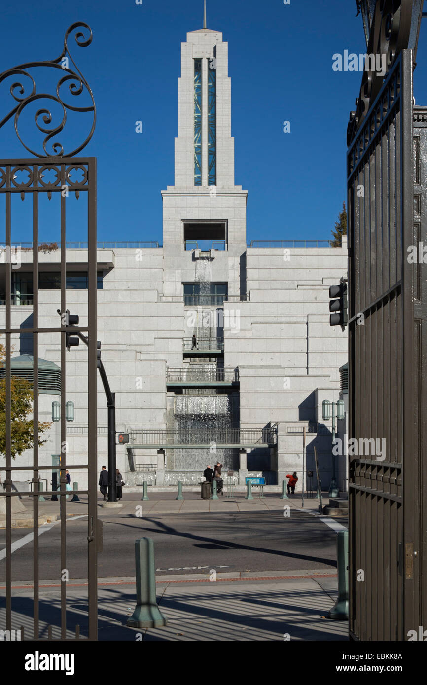 Salt Lake City, Utah - The Mormons' Conference Center Stock Photo - Alamy