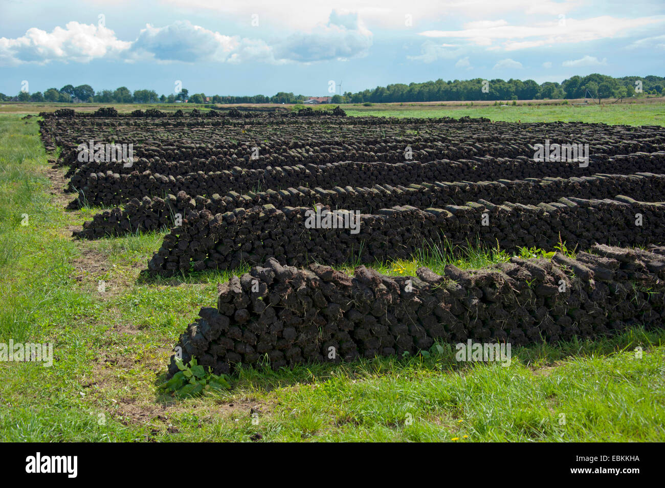 Peat cutting stack hi-res stock photography and images - Alamy