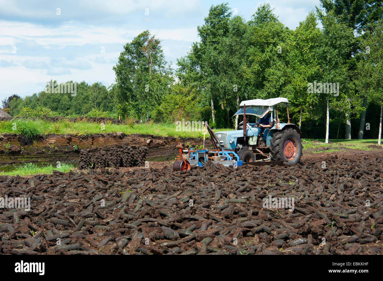 Peat cutting machine hi-res stock photography and images - Alamy