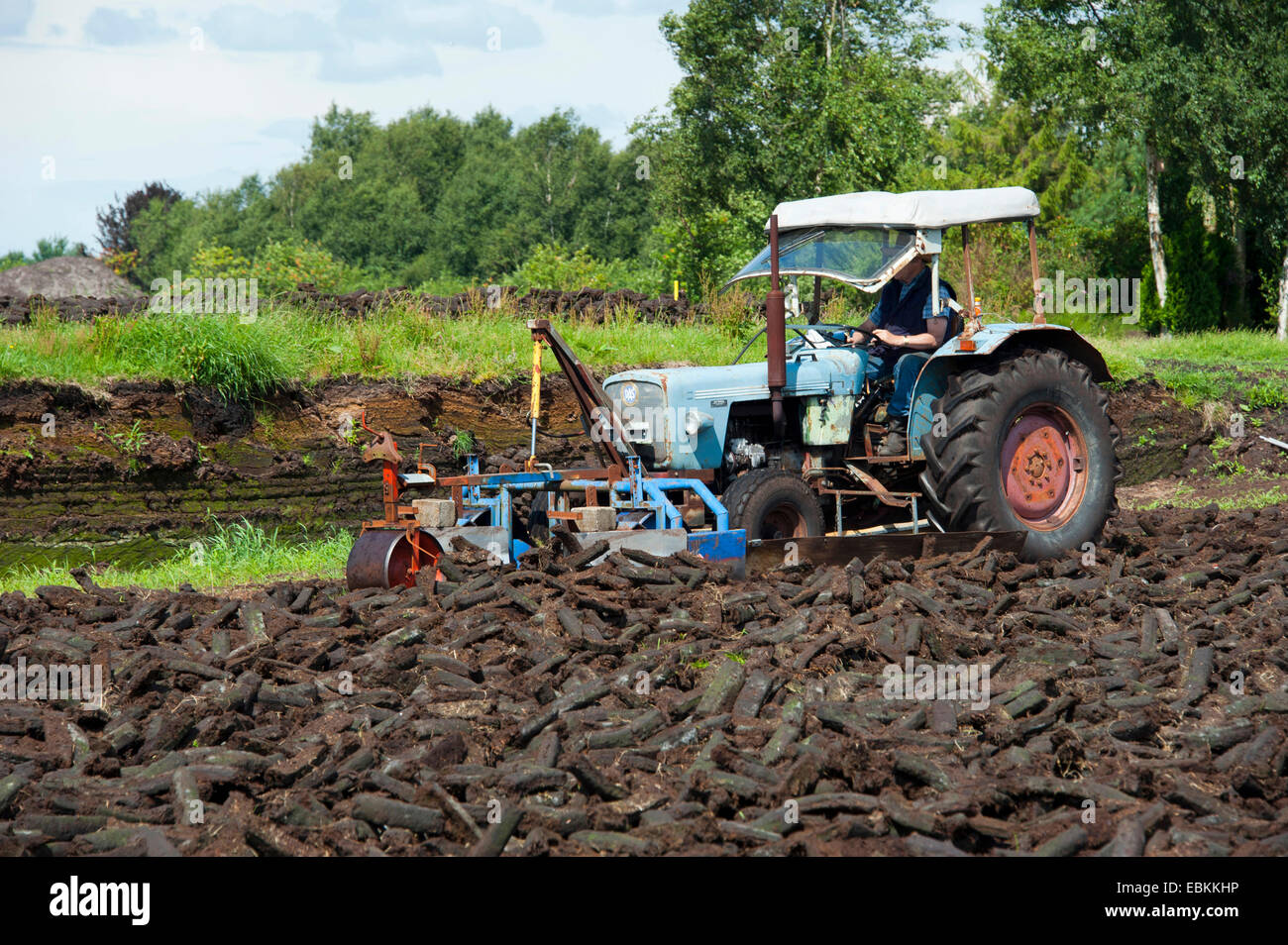 Peat cutting machine hi-res stock photography and images - Alamy