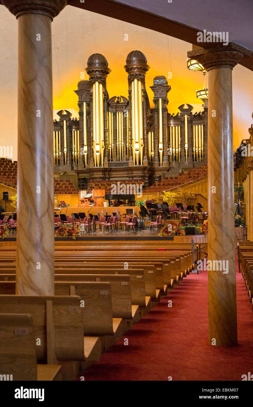 Tabernacle organ salt lake city hi-res stock photography and images - Alamy