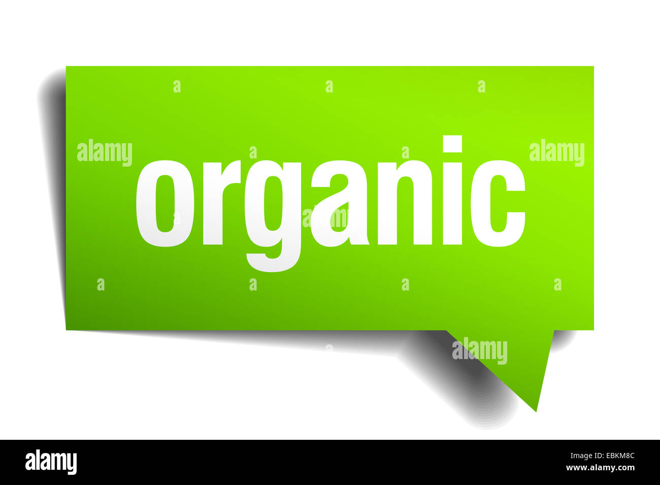 Realistic 3d green speech Cut Out Stock Images & Pictures - Alamy