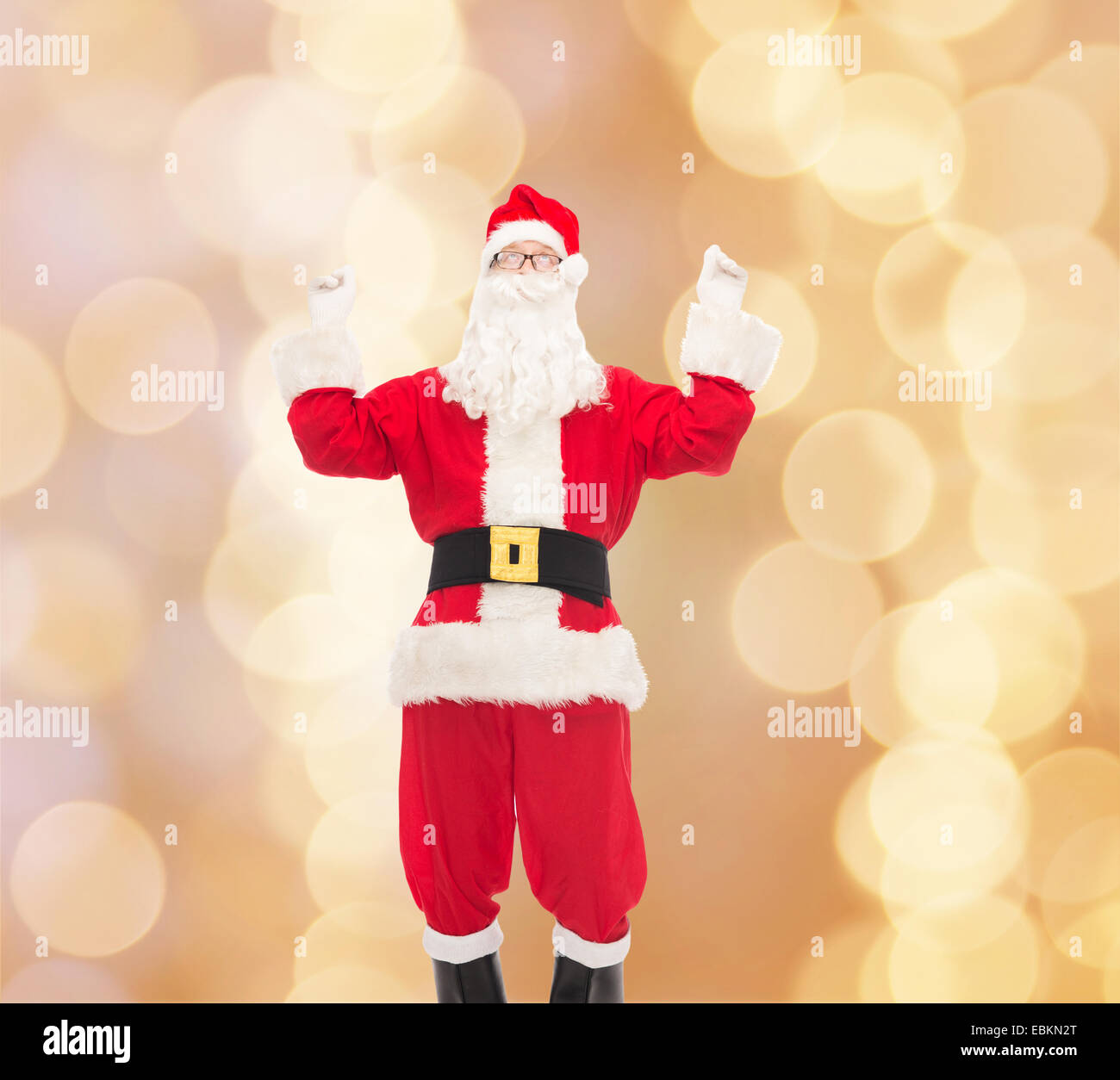 man in costume of santa claus Stock Photo - Alamy