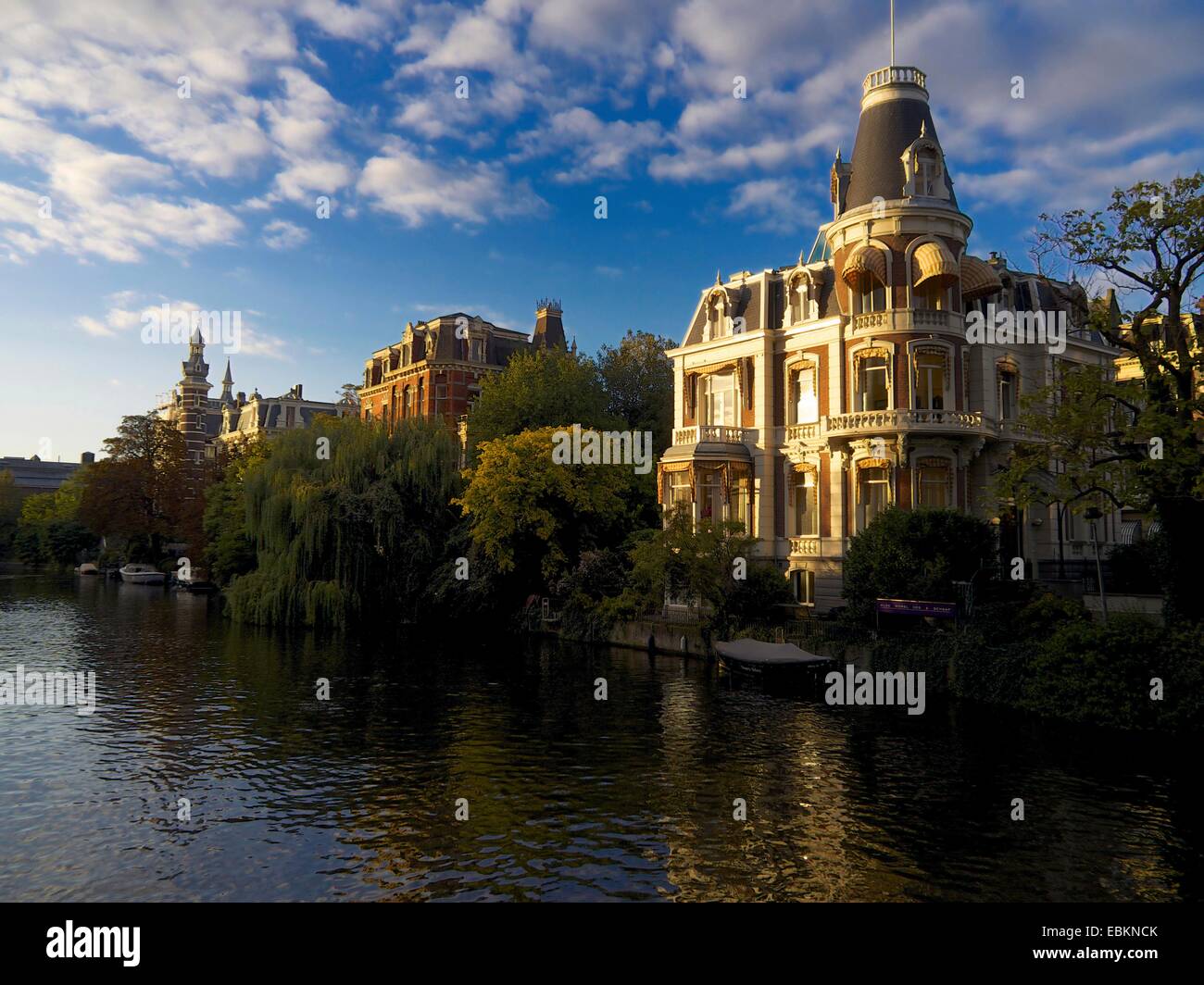 Exploring the Charming Singelgracht Canal in Amsterdam During Golden ...