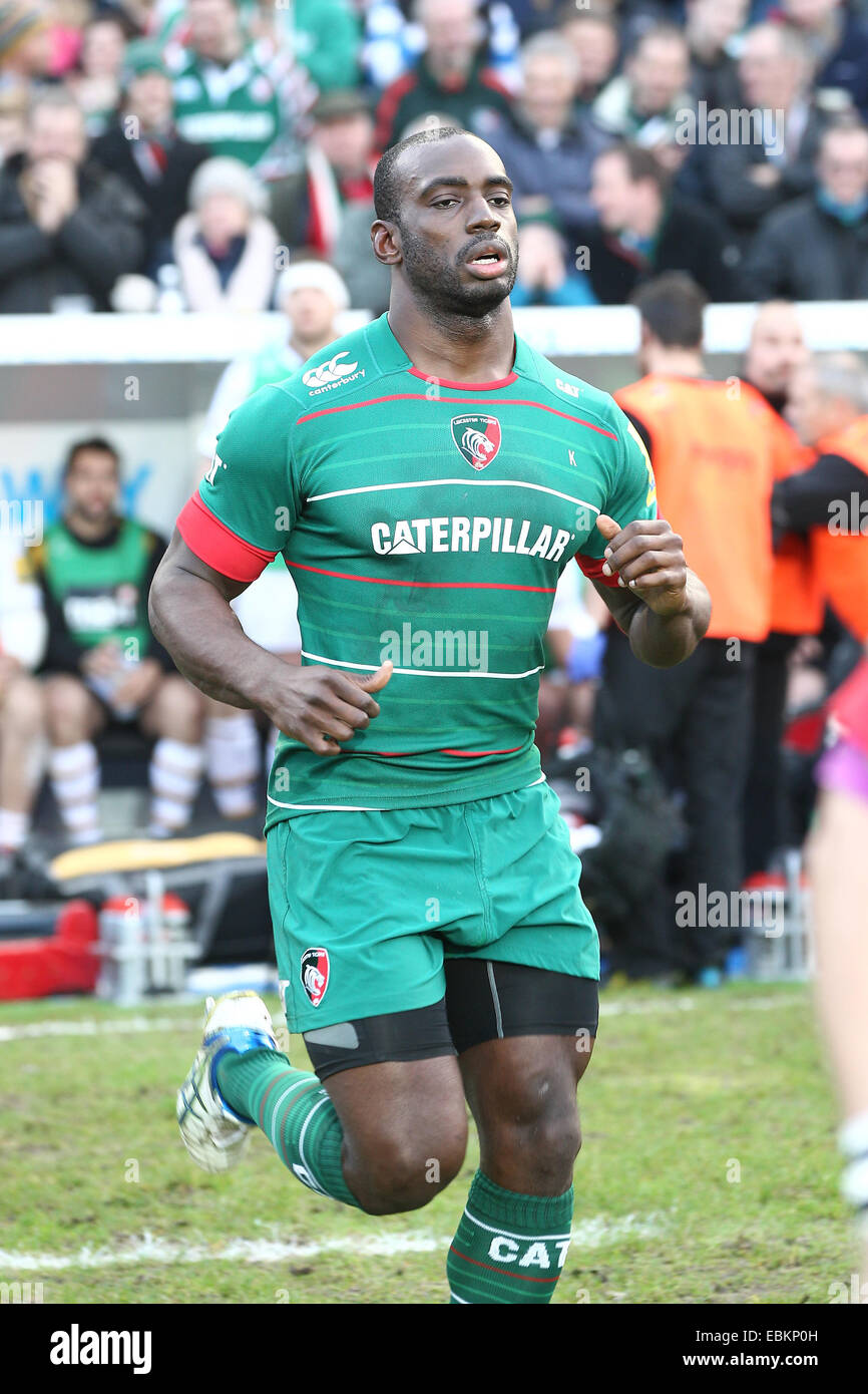Leicester, UK. 29th Nov, 2014. Aviva Premiership Rugby. Leicester ...