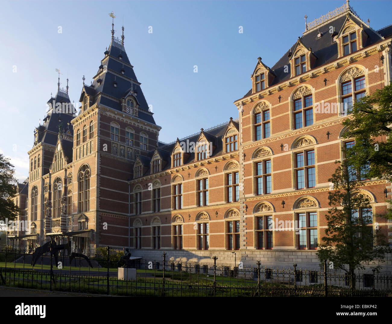 Rijksmuseum in Amsterdam showcases stunning architecture under a golden ...