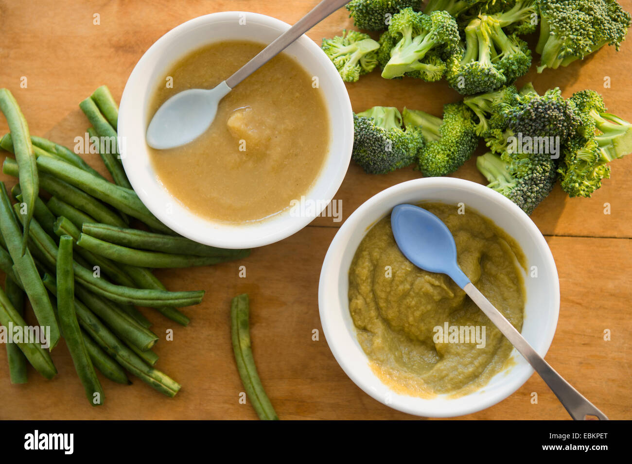 Studio shot homemade purees Stock Photo - Alamy