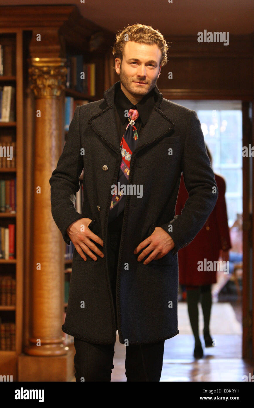 Salzburg, Austria. 2nd Dec, 2014. Model Brad Kroenig wears a creation ...