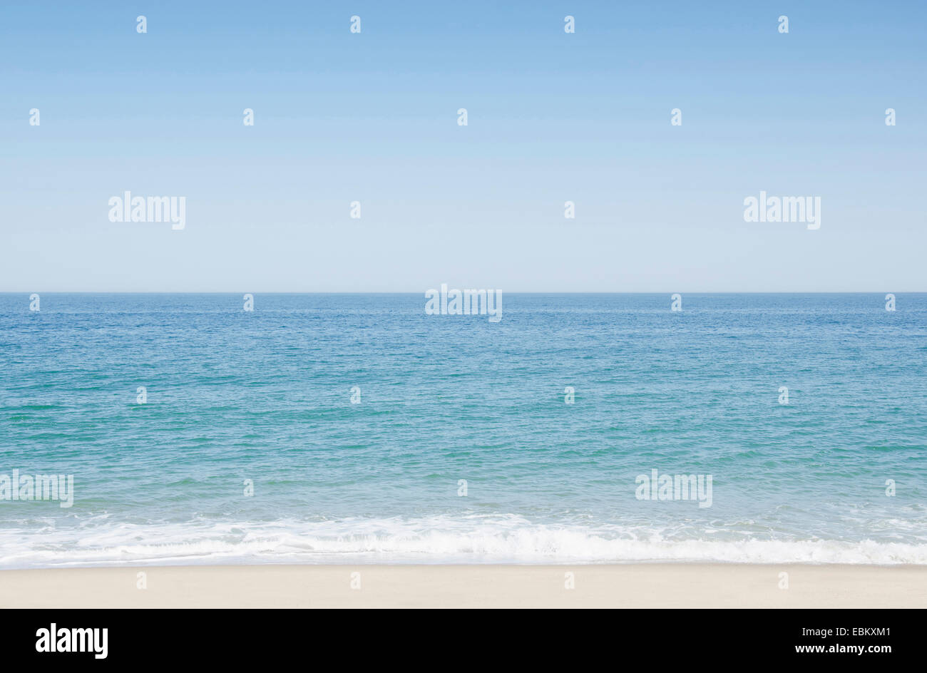 USA, Massachusetts, Nantucket, Seascape with surf on sandy beach Stock ...