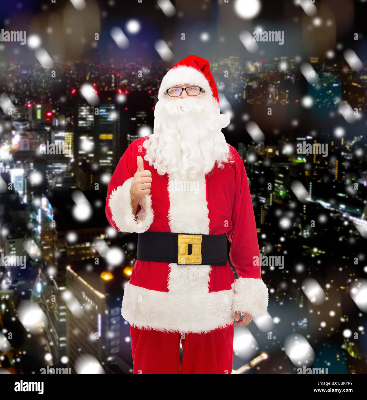 man in costume of santa claus Stock Photo - Alamy