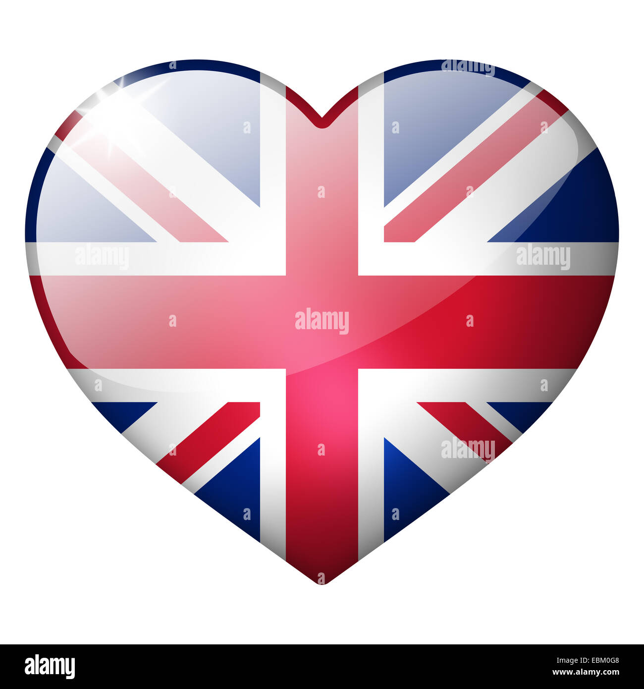 uk heart button Stock Photo - Alamy
