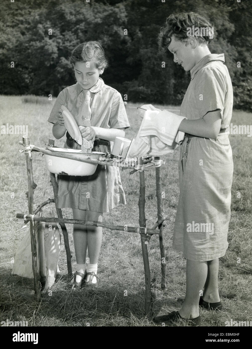 Girl guides camp hi-res stock photography and images - Alamy