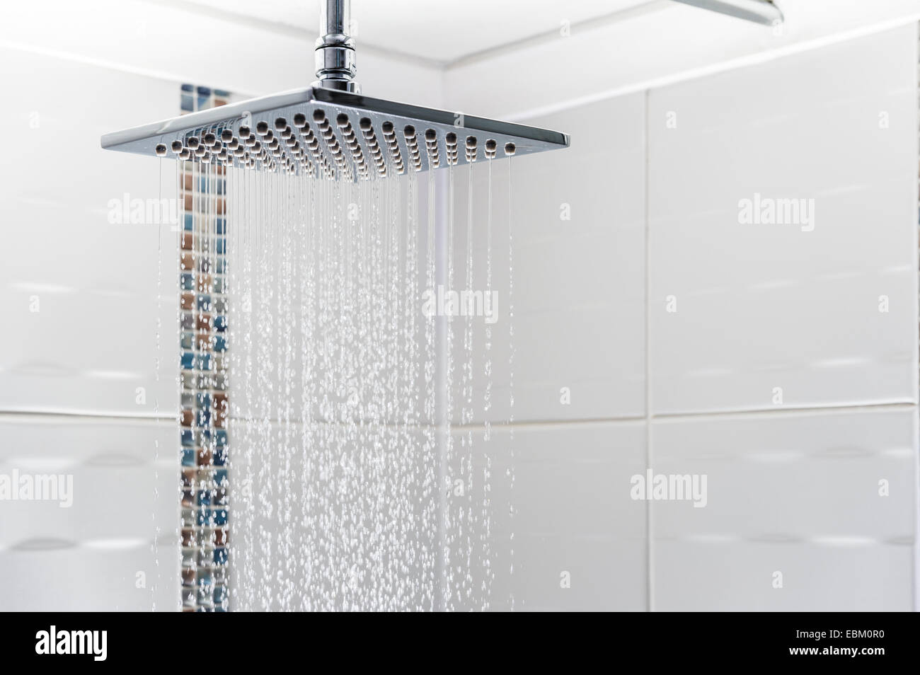 Square rain shower head Stock Photo - Alamy