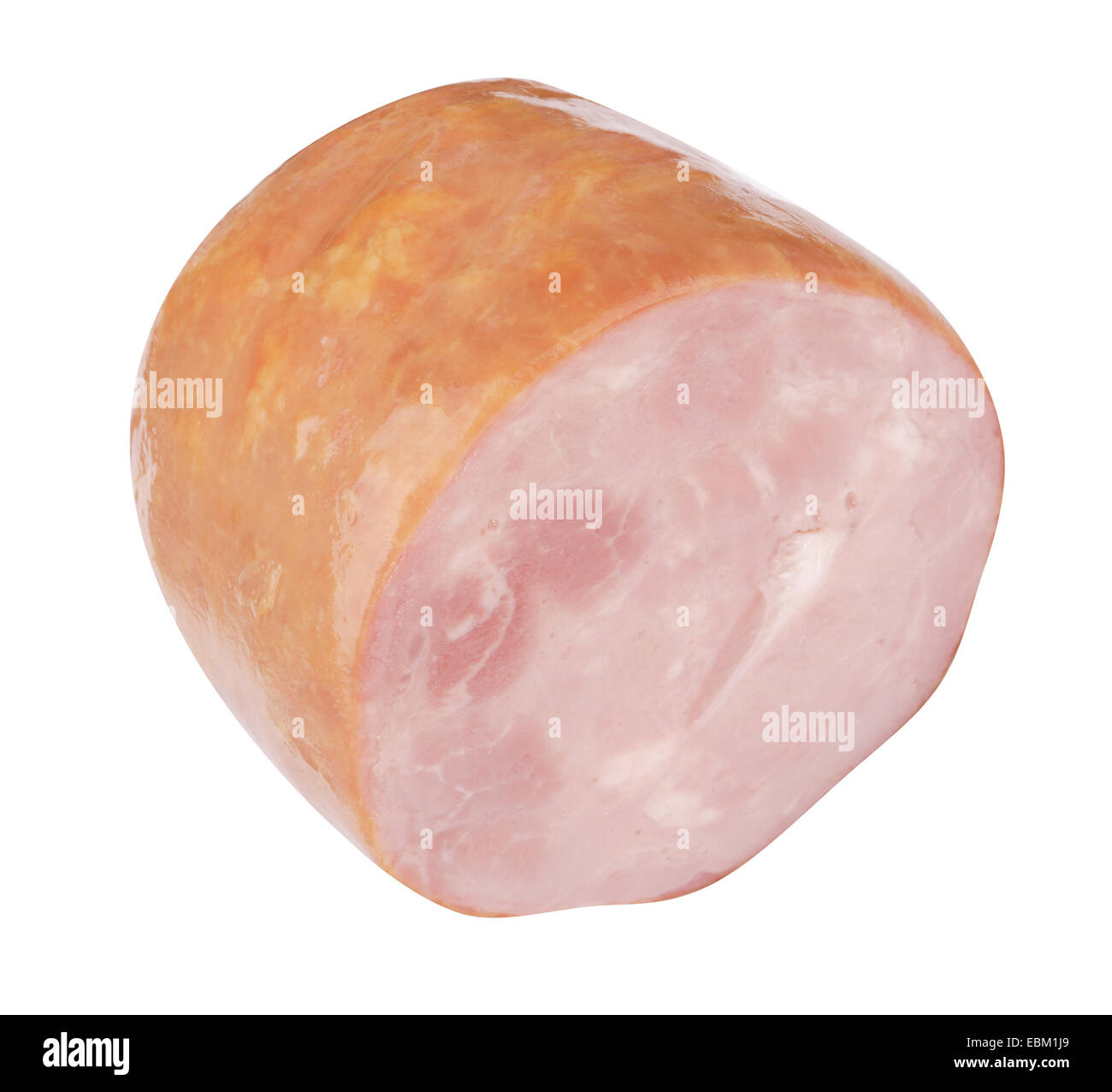 Piece of Ham Isolated Stock Photo - Alamy
