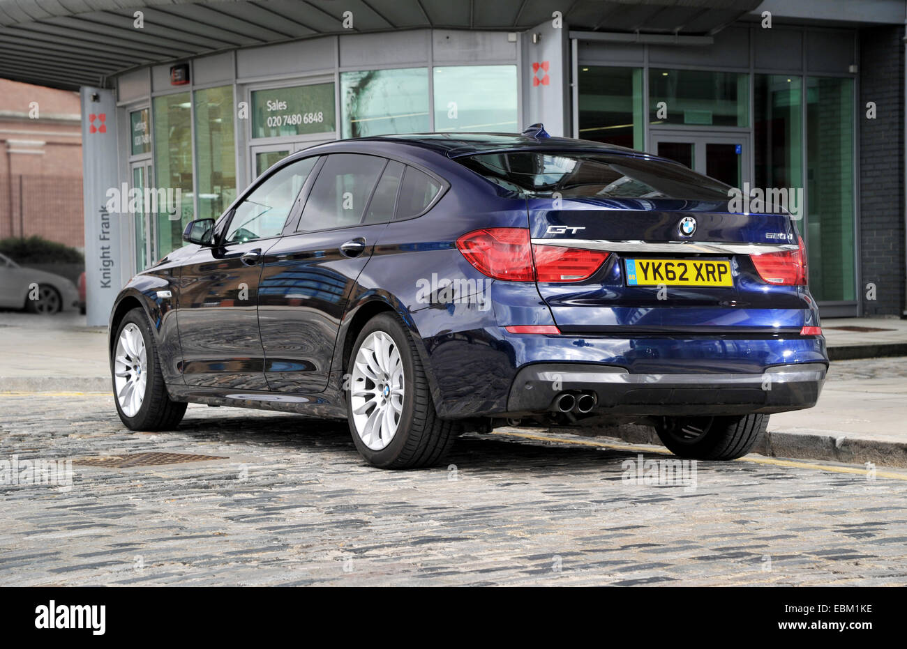 2013 BMW 5GT large luxury off road coupe hatchback Stock Photo - Alamy