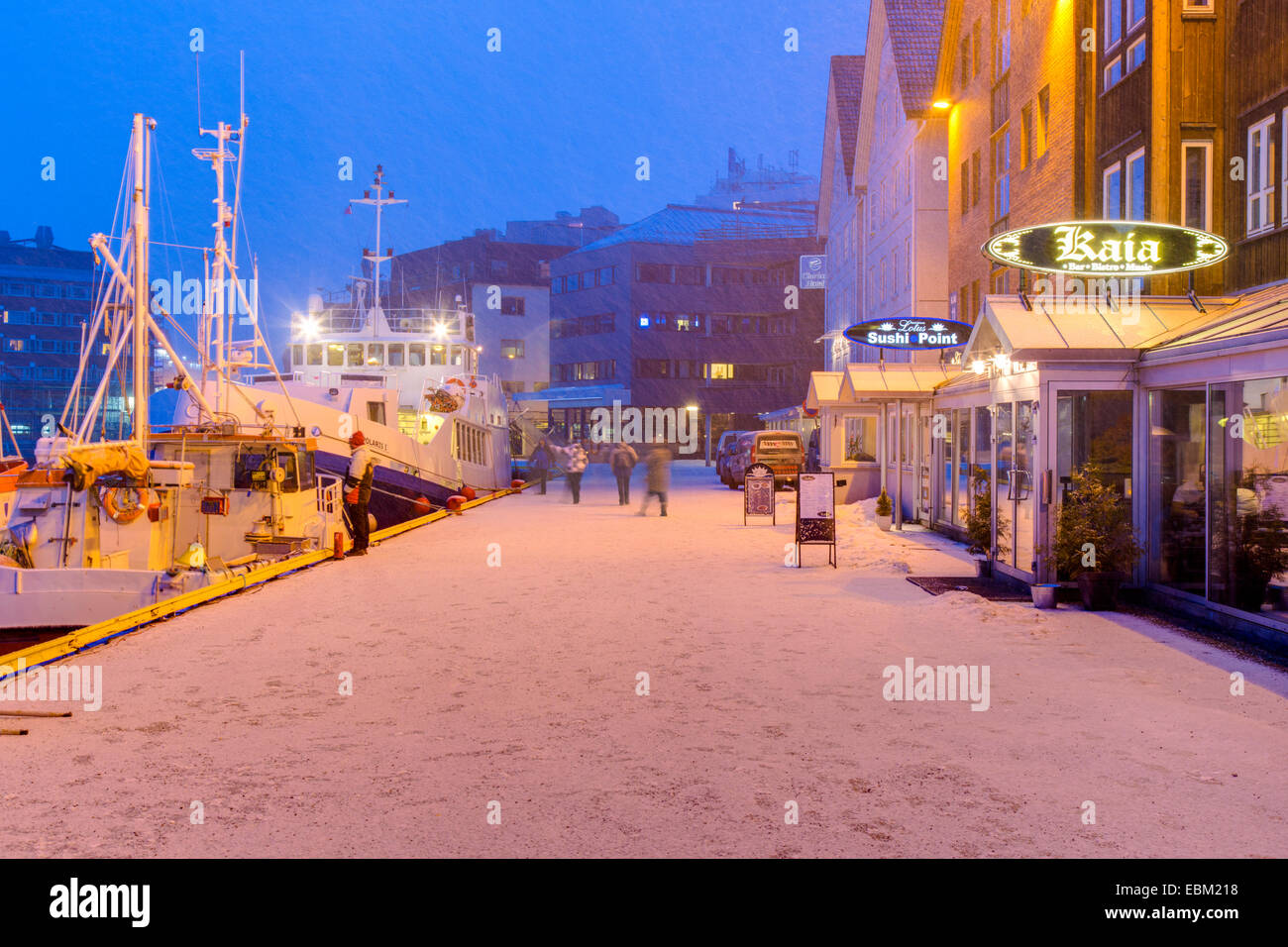 Northern lights tromso city hi-res stock photography and images - Alamy