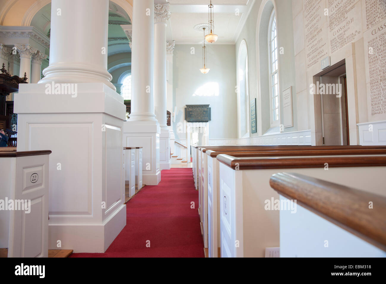 Traditional church interior Stock Photo - Alamy