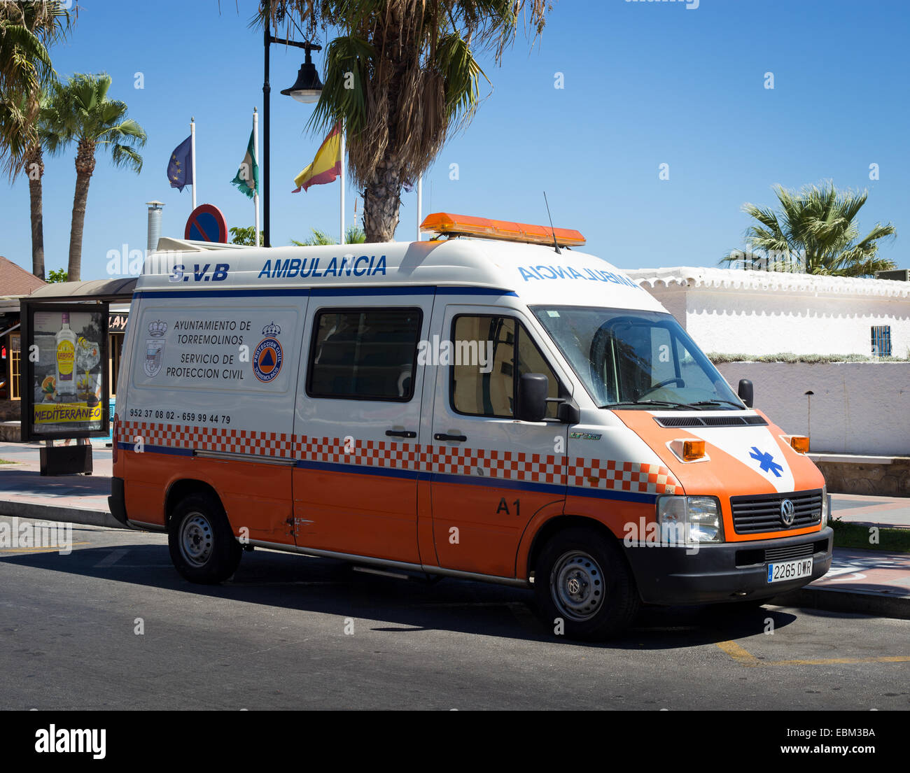 Spain ambulance hi-res stock photography and images - Alamy