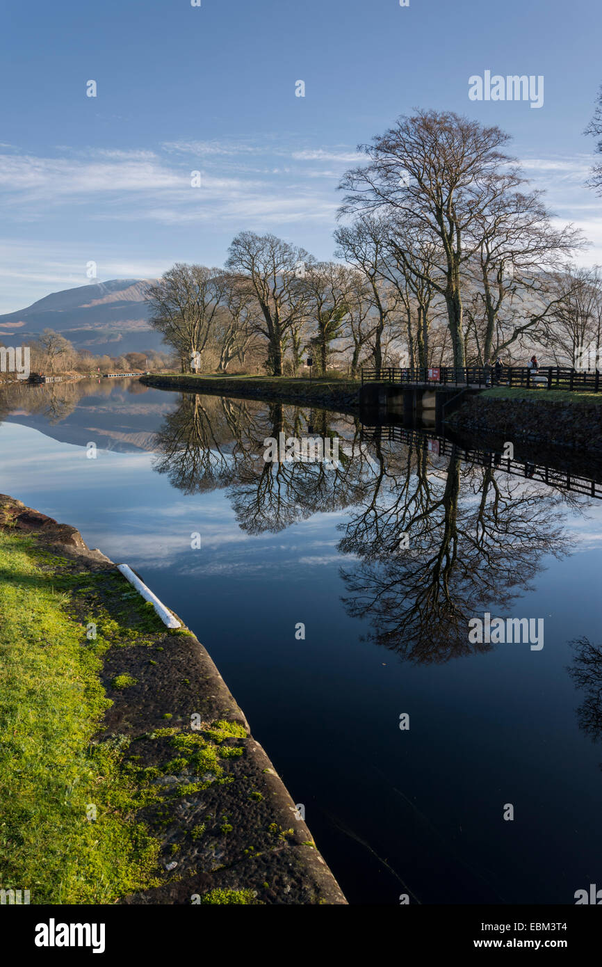 Caledonian Canal, Corpach, Fort William, Scotland, United Kingdom Stock ...