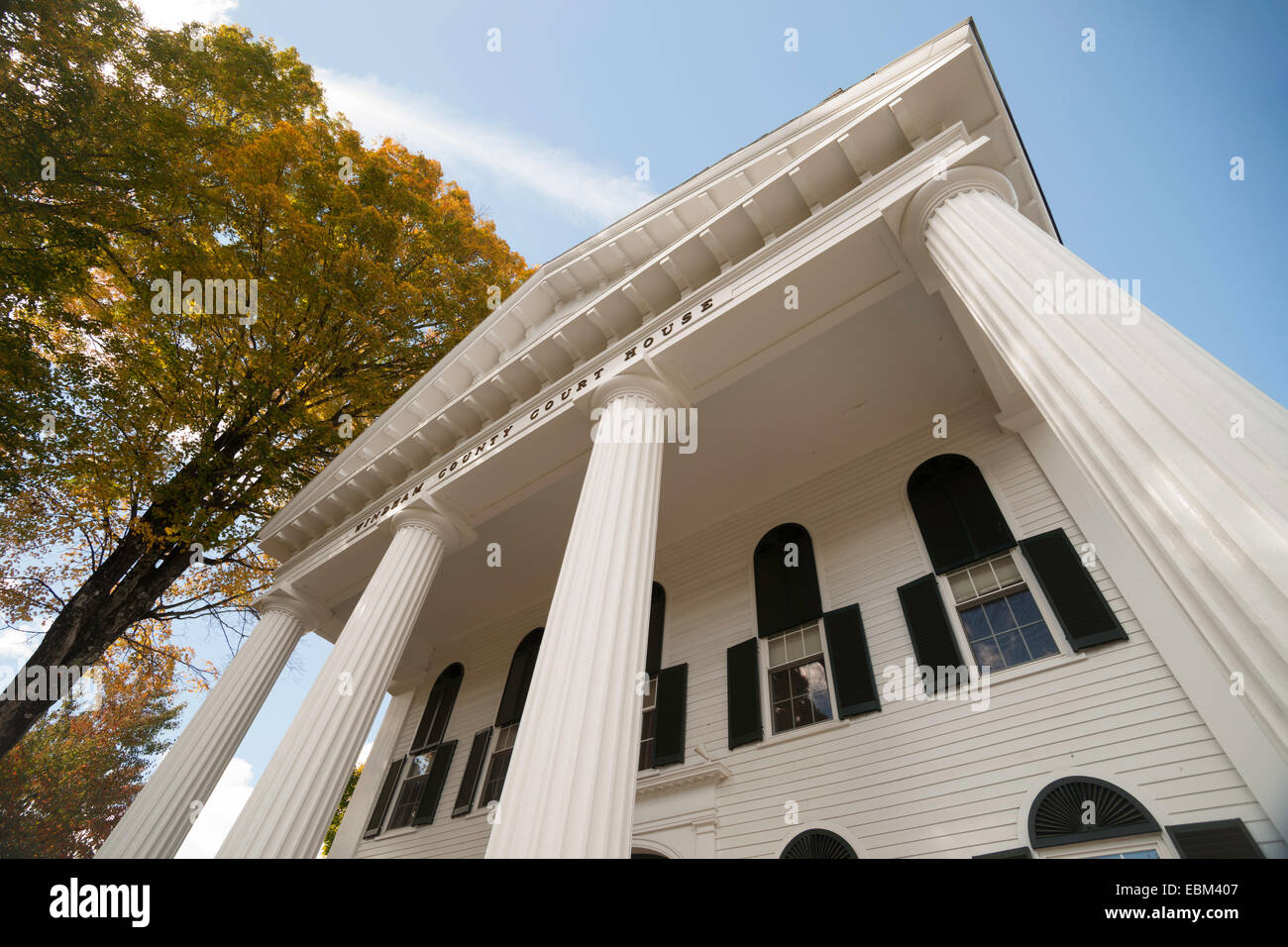 Example of Greek Revival architectural example, town courthouse ...