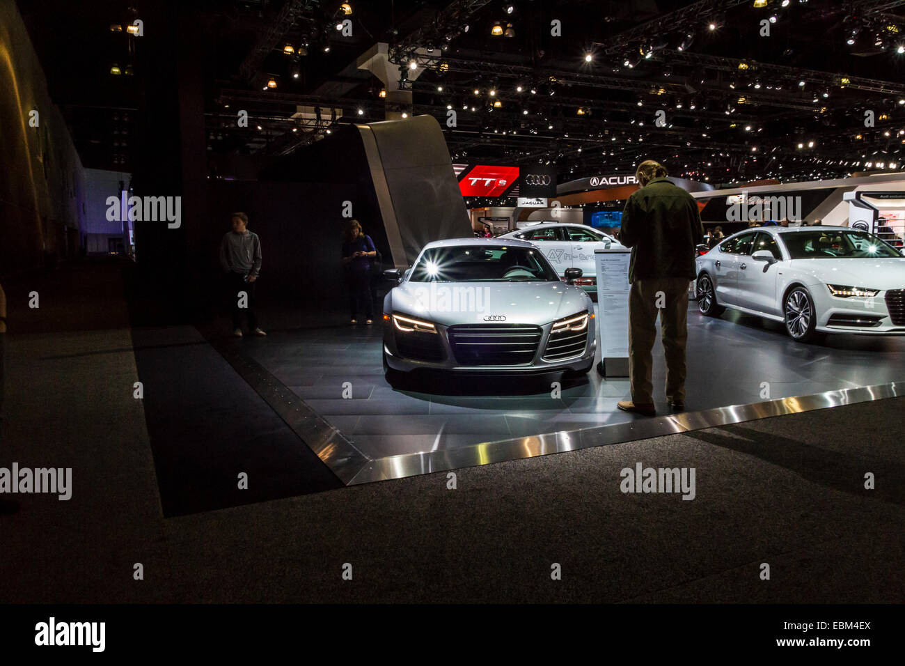 The Audi Display at the 2014 Los Angeles Auto Show Stock Photo - Alamy