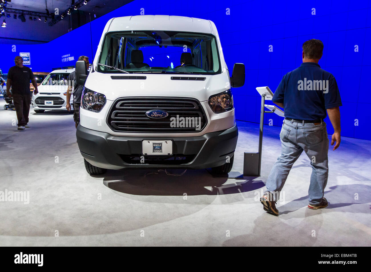 The 2015 Ford Transit Commercial Van at the 2014 Los Angeles Auto Show ...