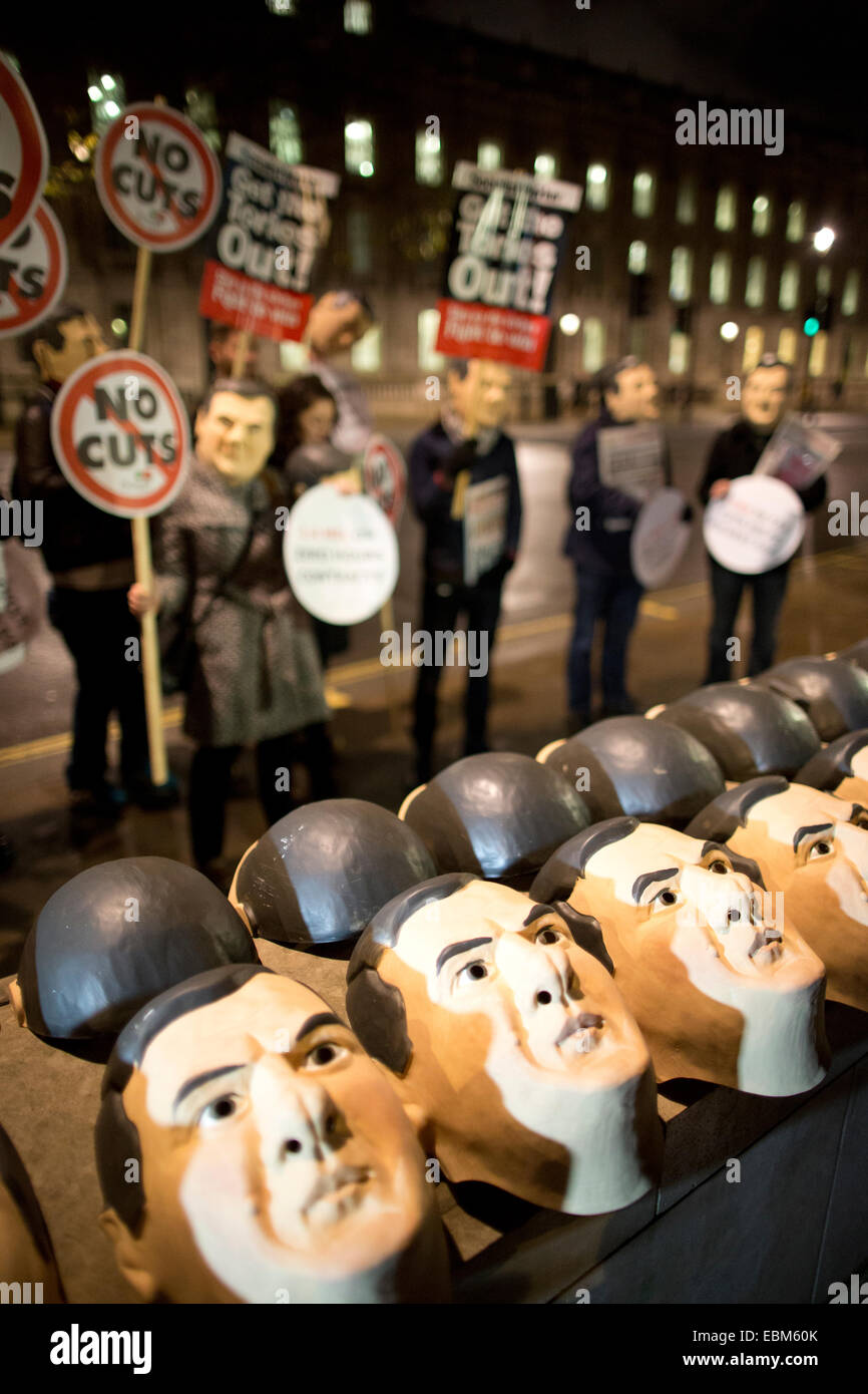 London, UK. 2nd December, 2014. Protest Organised by People's Assembly ...