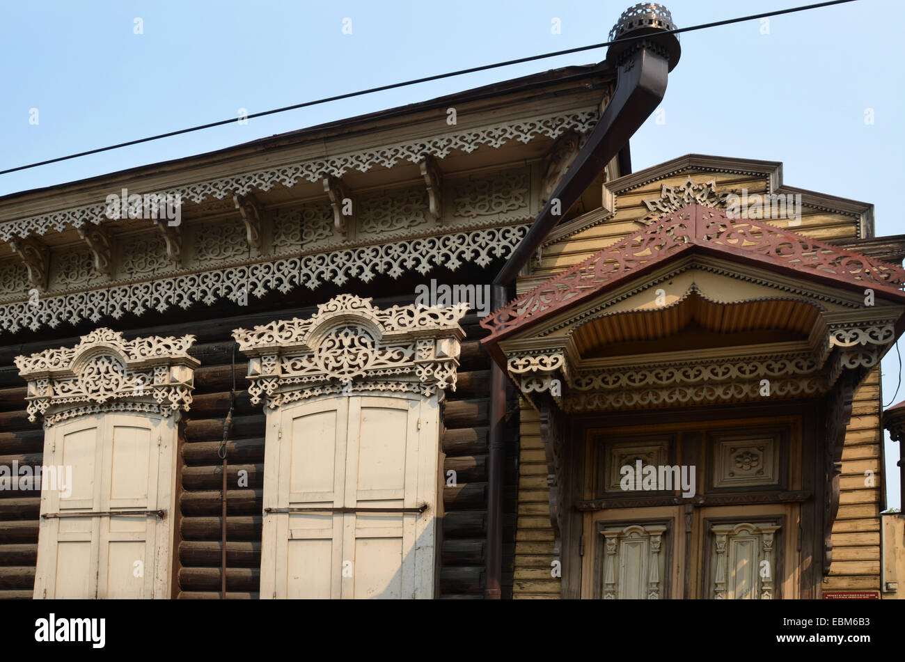 Siberian building hi-res stock photography and images - Alamy