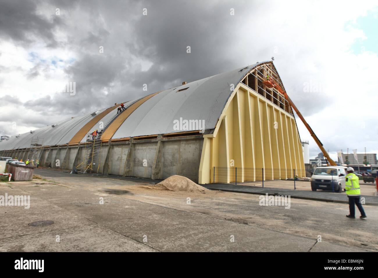 Gdynia, Poland 2nd, Dec. 2014 A new grain storage warehouse has been ...
