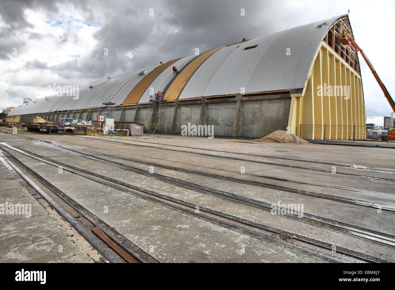 Gdynia, Poland 2nd, Dec. 2014 A new grain storage warehouse has been ...