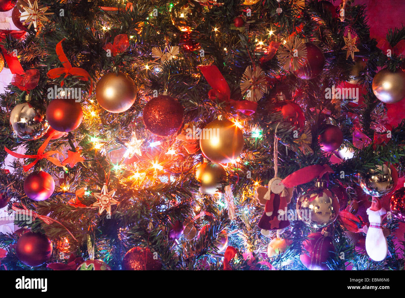 Inside the Christmas Tree Stock Photo - Alamy