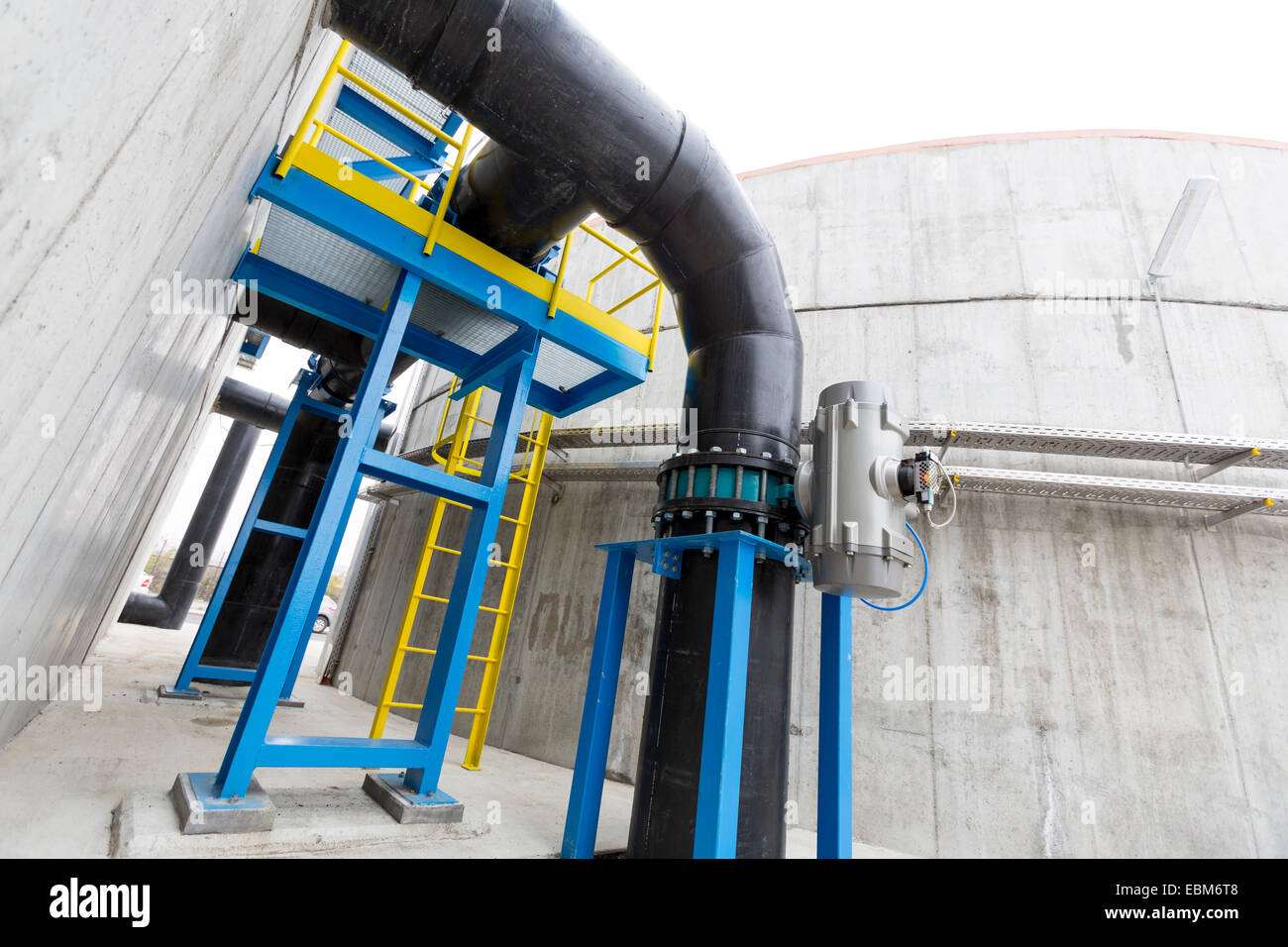 Rainwater treatment plant (RWTP). Environmentally friendly smelter ...