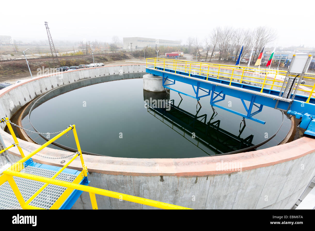 Rainwater treatment plant (RWTP). Environmentally friendly smelter ...