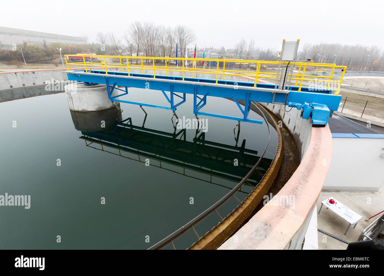 Rainwater treatment plant (RWTP). Environmentally friendly smelter ...