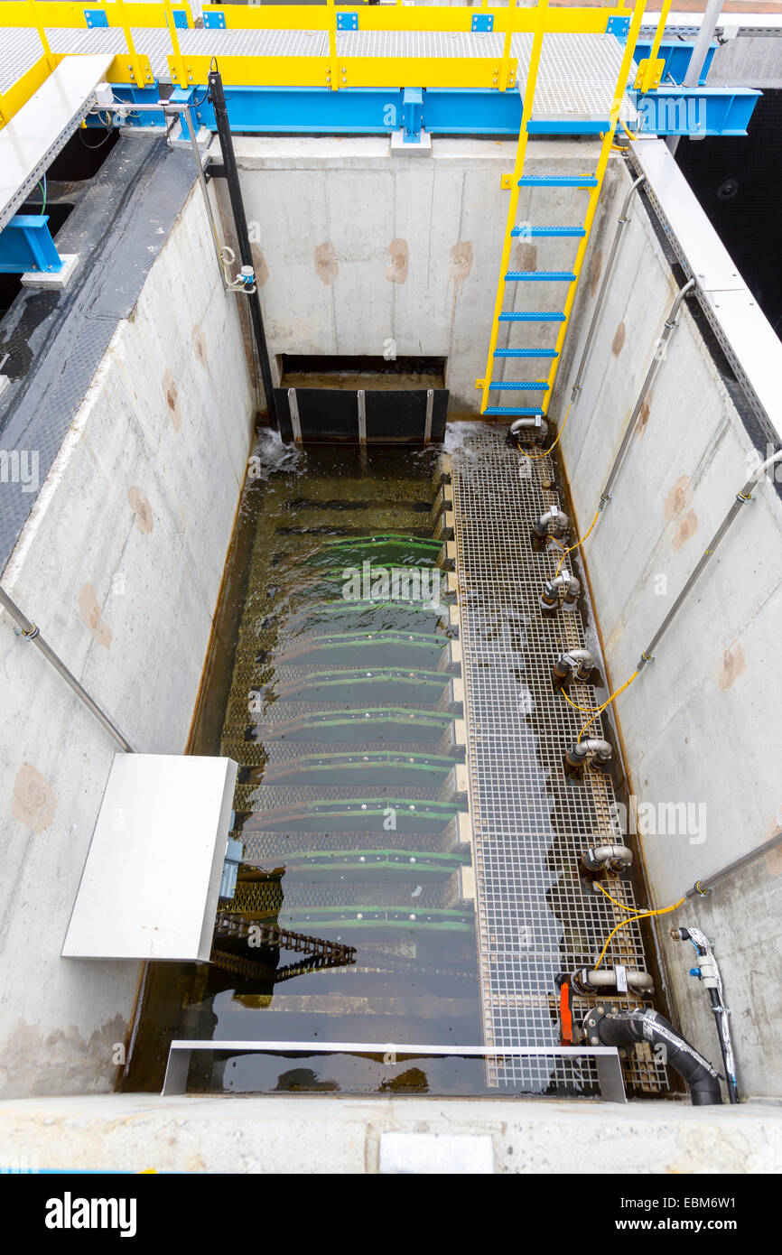 Rainwater treatment plant (RWTP). Environmentally friendly smelter ...