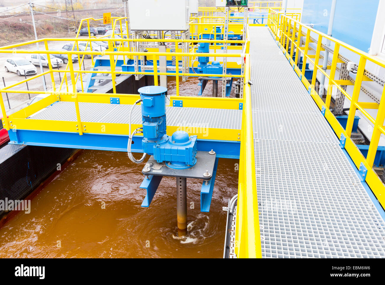 Rainwater treatment plant (RWTP). Environmentally friendly smelter ...