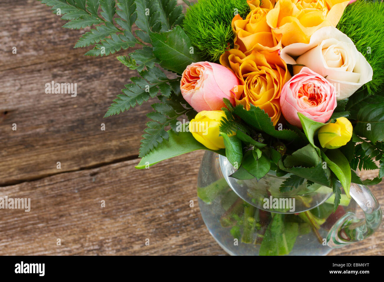 bouquet of fresh spring flowers Stock Photo - Alamy