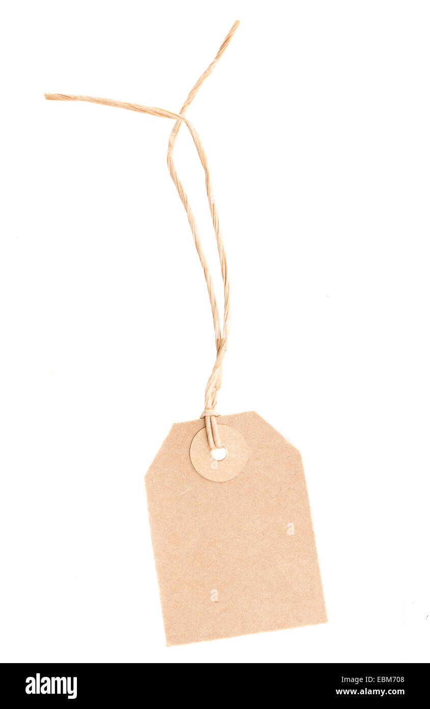 empty paper tag Stock Photo - Alamy