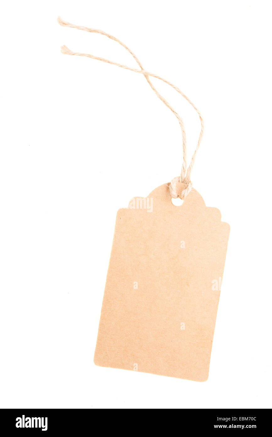 empty paper tag Stock Photo - Alamy