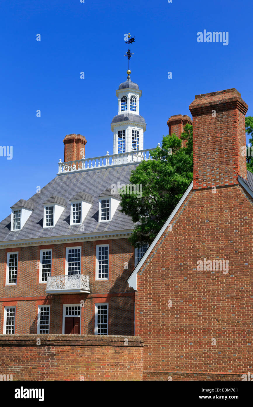 Governor's palace williamsburg virginia hi-res stock photography and ...