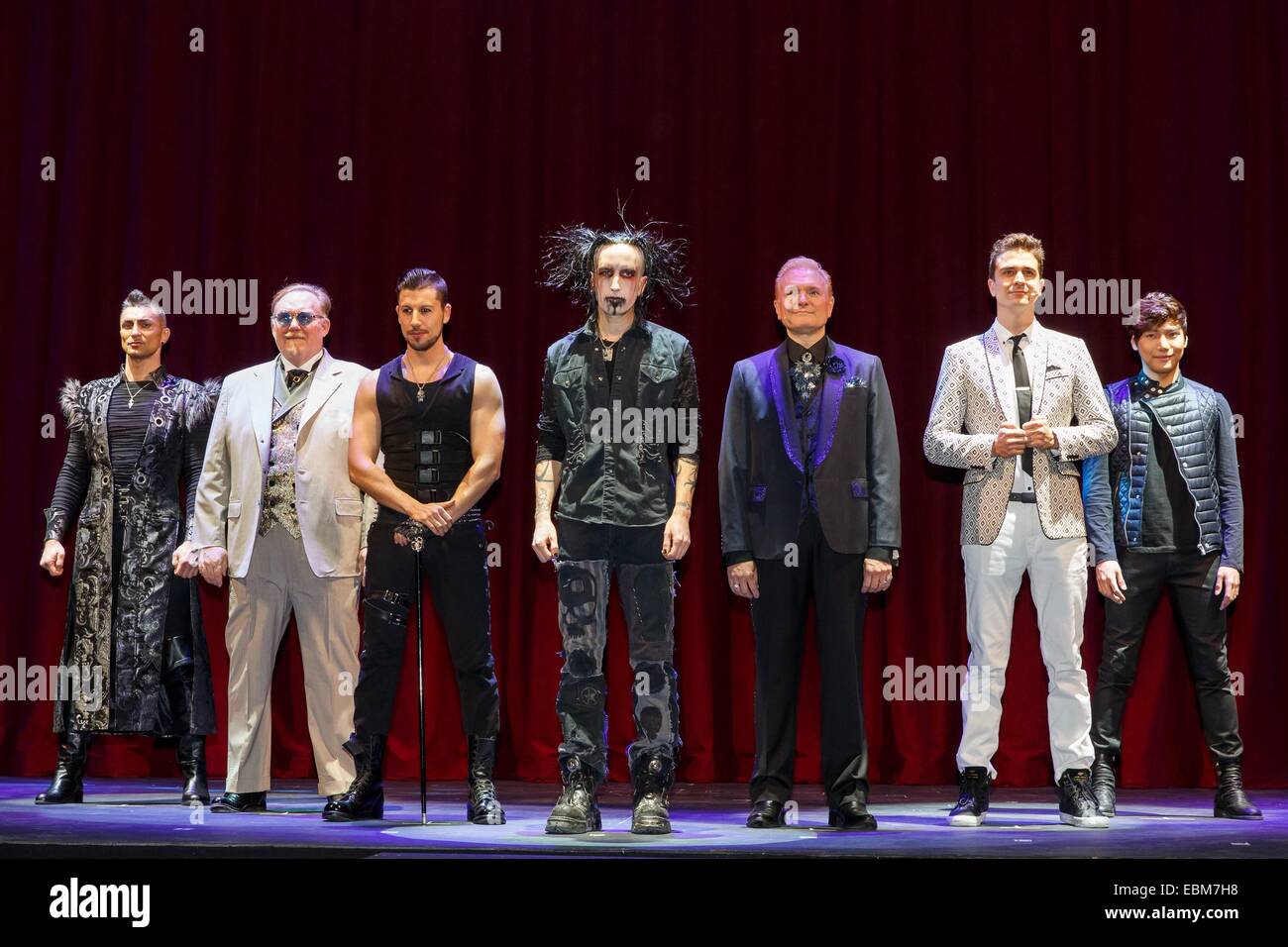 New York, NY, USA. 2nd Dec, 2014. Aaron Crow, Kevin James, Jeff Hobson ...